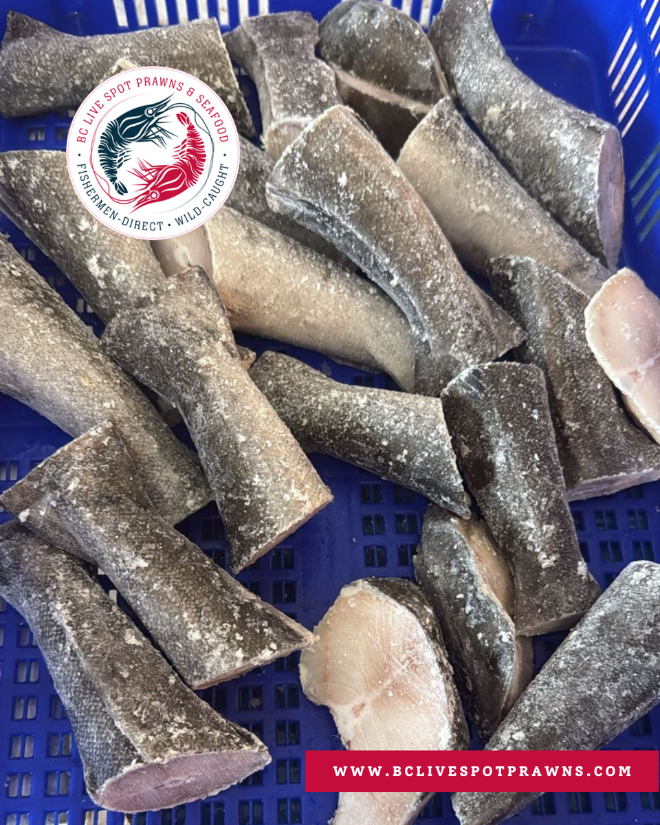 Frozen Wild Sablefish (Black Cod) Tails | BC Live Spot Prawns & Seafood